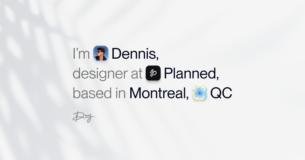 Dennis Lavacca – Designer at Planned